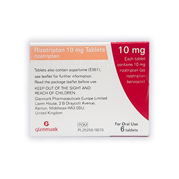 ᐅ Buy Rizatriptan Tablets For Migraine £17.95 |e-Surgery